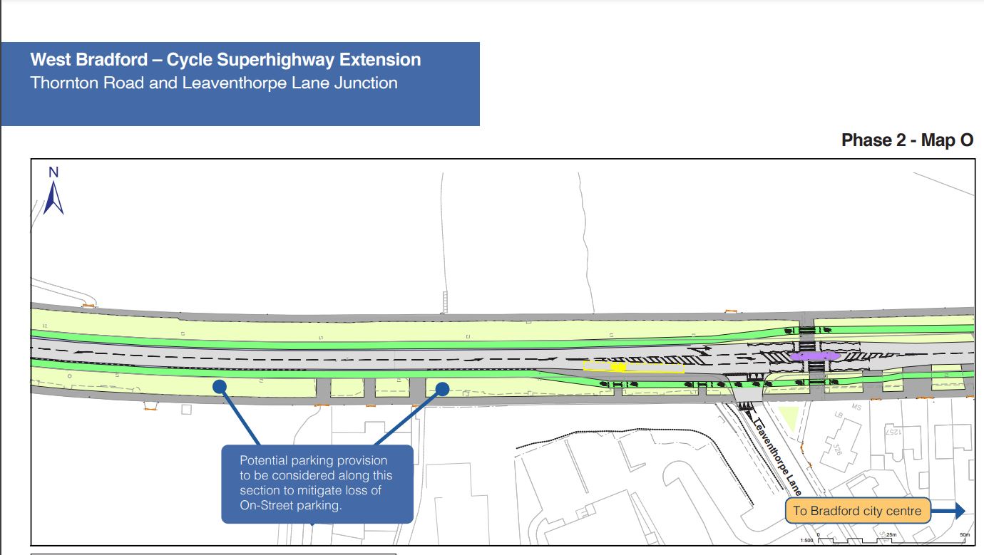 West Bradford Cycle Superhighway Extension, (phase 2) – All About Thornton